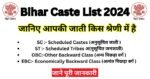 Bihar Caste List 2025 : ST, SC, OBC, EBC, BC-1, BC-2, General Category ...