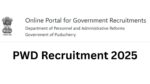 PWD Recruitment 2025 - Apply Online for 218 Sub Inspector and Other Posts
