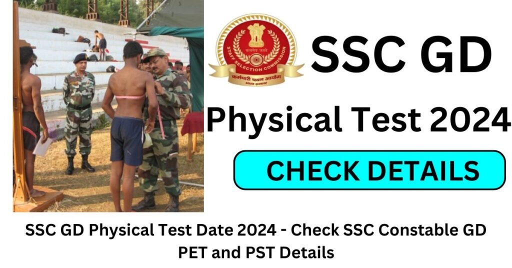 SSC GD Physical Test 2024 - Admit Card 2024 Out Check SSC Constable GD ...