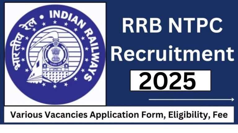 RRB NTPC Recruitment 2025 Latest 8850 Vacancies Application Form ...