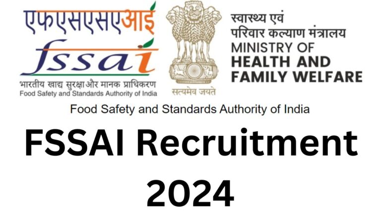 FSSAI Recruitment 2024 Notification for Food Analyst Post