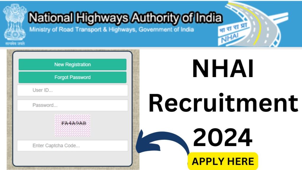 NHAI Recruitment 2024 Notification Out - Apply Online General Manager ...