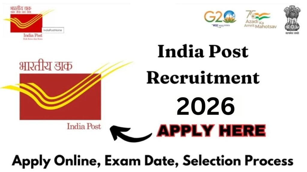 India Post GDS Recruitment 2026 - 10th Pass Apply Here