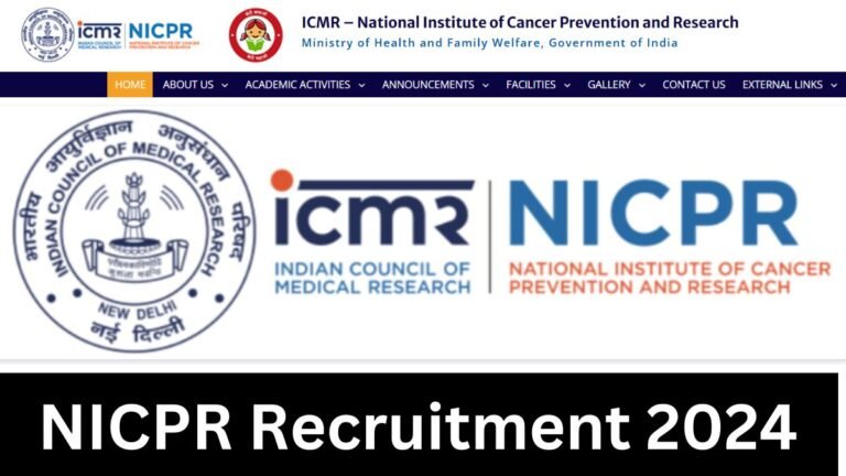 NICPR Recruitment 2024 Apply Online For Consultant & Other Post