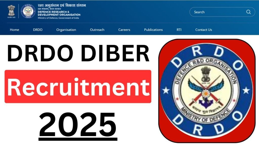 DRDO DIBER Recruitment 2025 Apply for 18 Apprentice Post