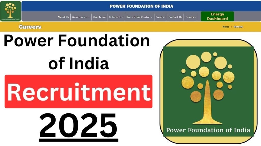Power Foundation of India Recruitment 2025 Apply For Associate, CFO and ...