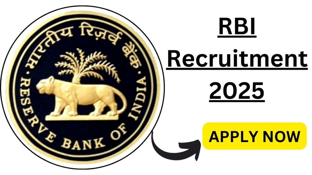RBI Recruitment 2025 - Notification Out Apply For BMC Posts