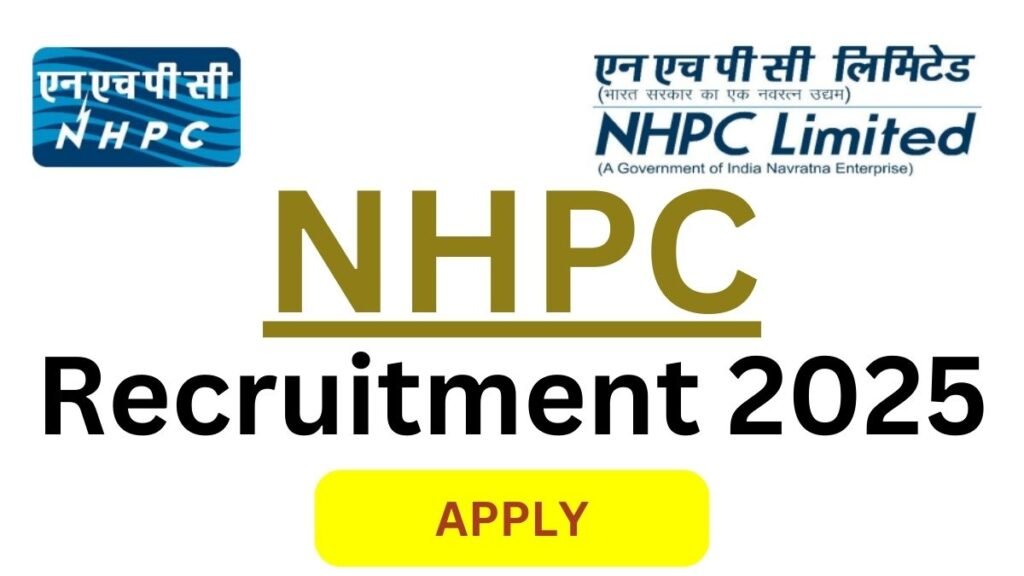 NHPC Recruitment 2025 for 32 Post New Scholarship Notification Check ...