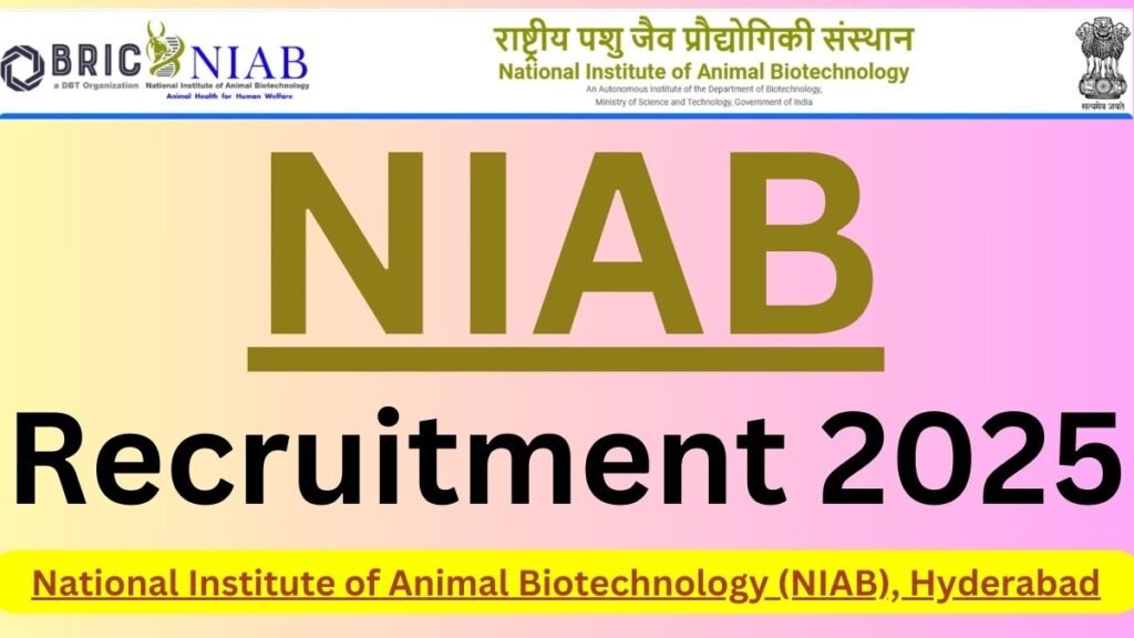 NIAB Scientist Recruitment 2025 for 01 Vacancy Apply online