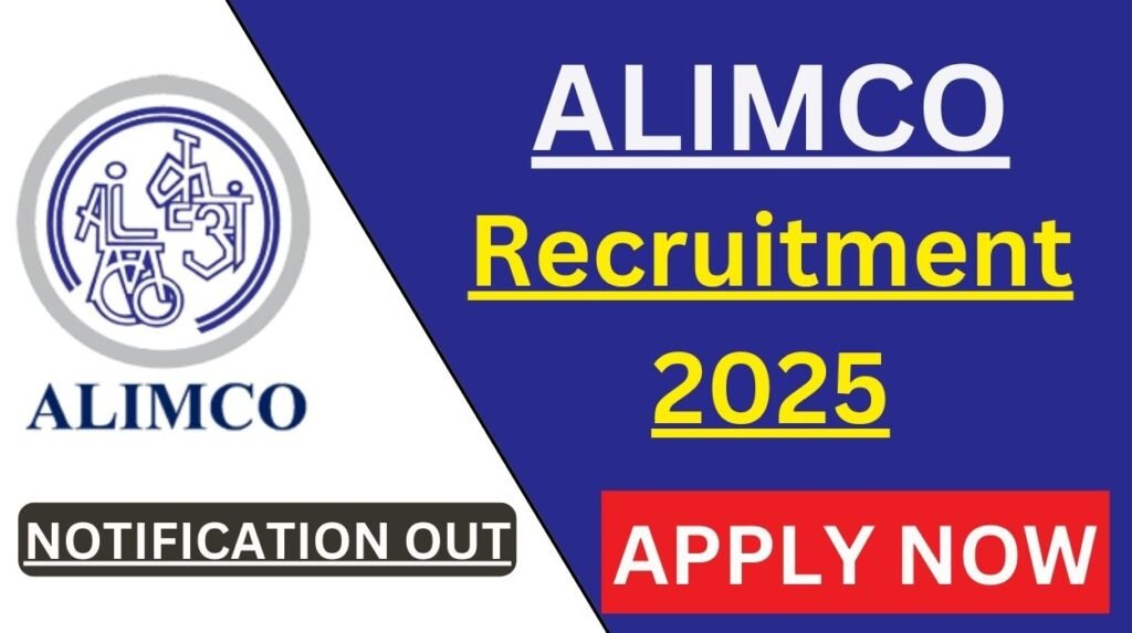 ALIMCO Recruitment 2025 Apply online for 12 Young Professional Vacancies