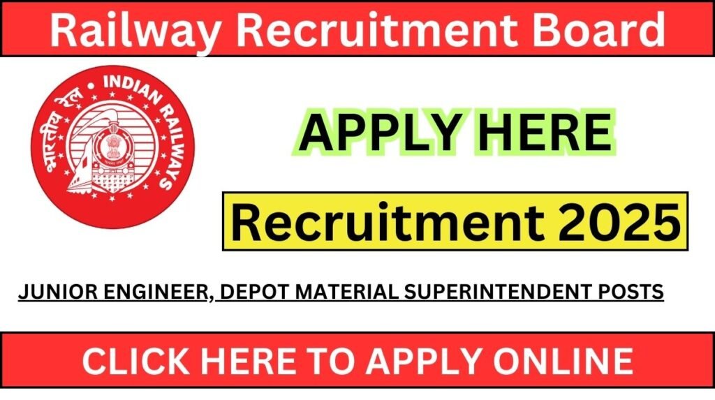 RRB Recruitment 2025 for 2570 Vacancies Apply online
