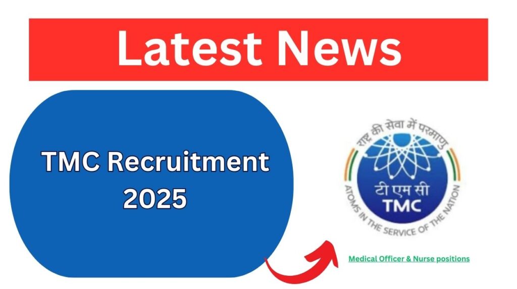 TMC Recruitment 2025 for 104 Vacancies Apply Online
