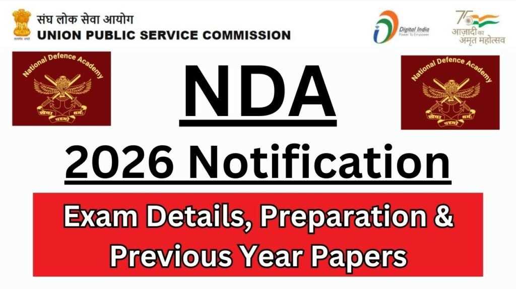 NDA 2026 Notification – Exam Details, Preparation & Previous Year Papers