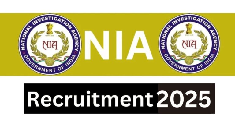 NIA Recruitment 2025 – Apply Online for 19 Professor, Assistant ...