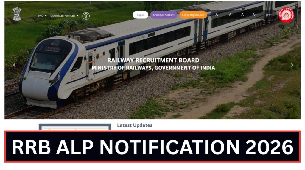 RRB ALP Notification 2026 - Apply Online for 11127 Assistant Loco Pilot ...